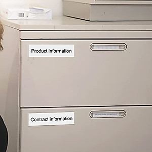 TZe Label Tape 24mm Compatible with Brother TZe-251 P-Touch Label Tape 24mm 0.94'' Laminated White for Brother Ptouch PT-D600 PT-D610BT PT-P710BT PTP750W PT-P700 Label Maker, Black on White, 5 Pack