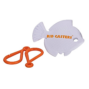 Kid Casters Tangle-Free Telescopic Fishing Rod, Tackle Box & Back Pack Complete Kit (Krazy Print)