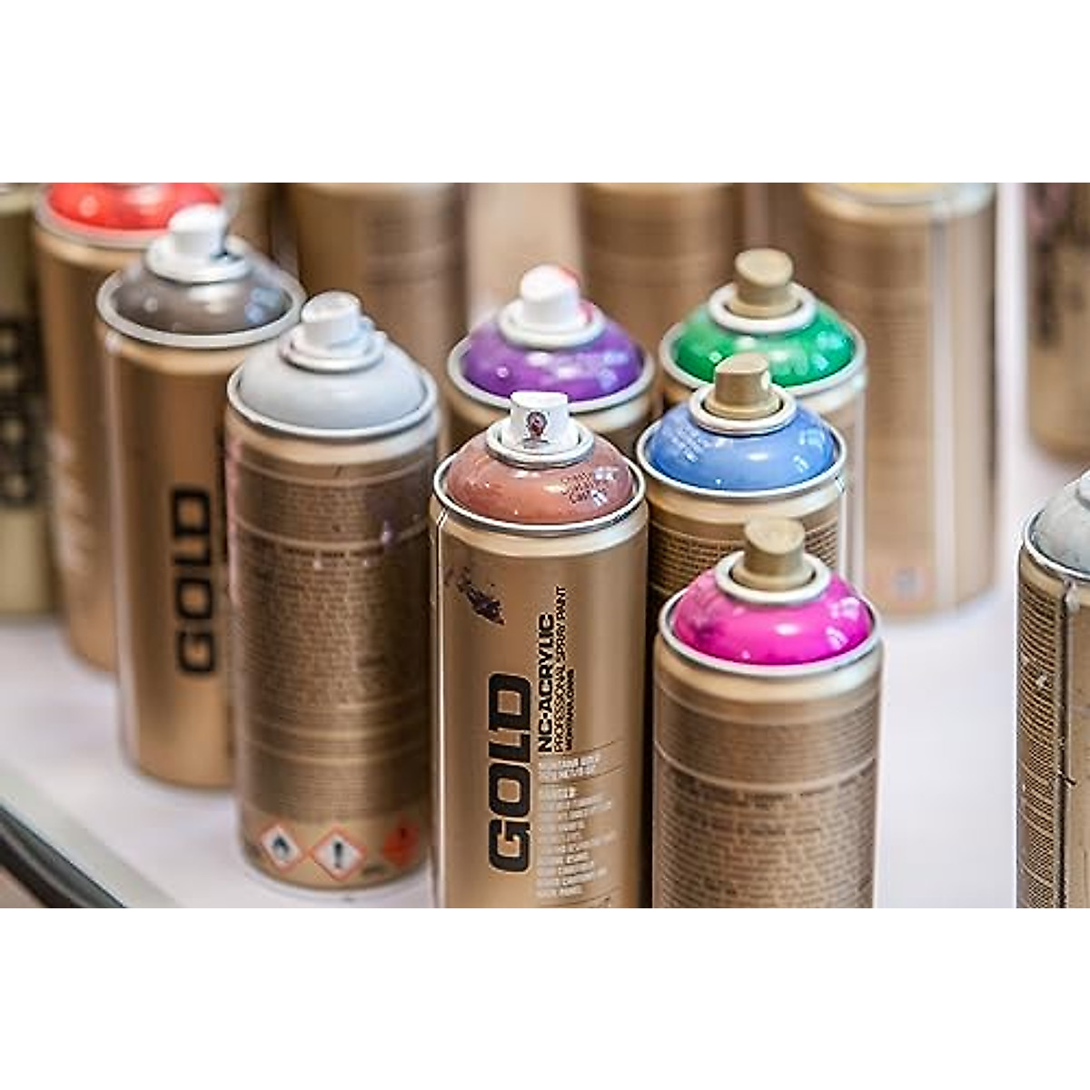 Montana Cans Montana GOLD 400 ml Color, Linden Green Spray Paint, MXG-G6010, 400ml