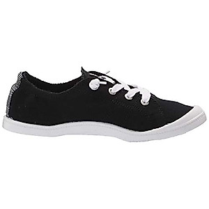 Roxy Women's Bayshore Slip ON Shoe Sneaker, Black/Anthracite 20, 11