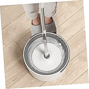 DOITOOL Disc Mop Cleaning Mop Window Glass Cleaner Household Cleaner Floor Dry Mop Cleaning Round Mop Round Mirror Floor Mop Wet Dry Mop for Floor Cleaning Floor Cleaning Mop to Rotate