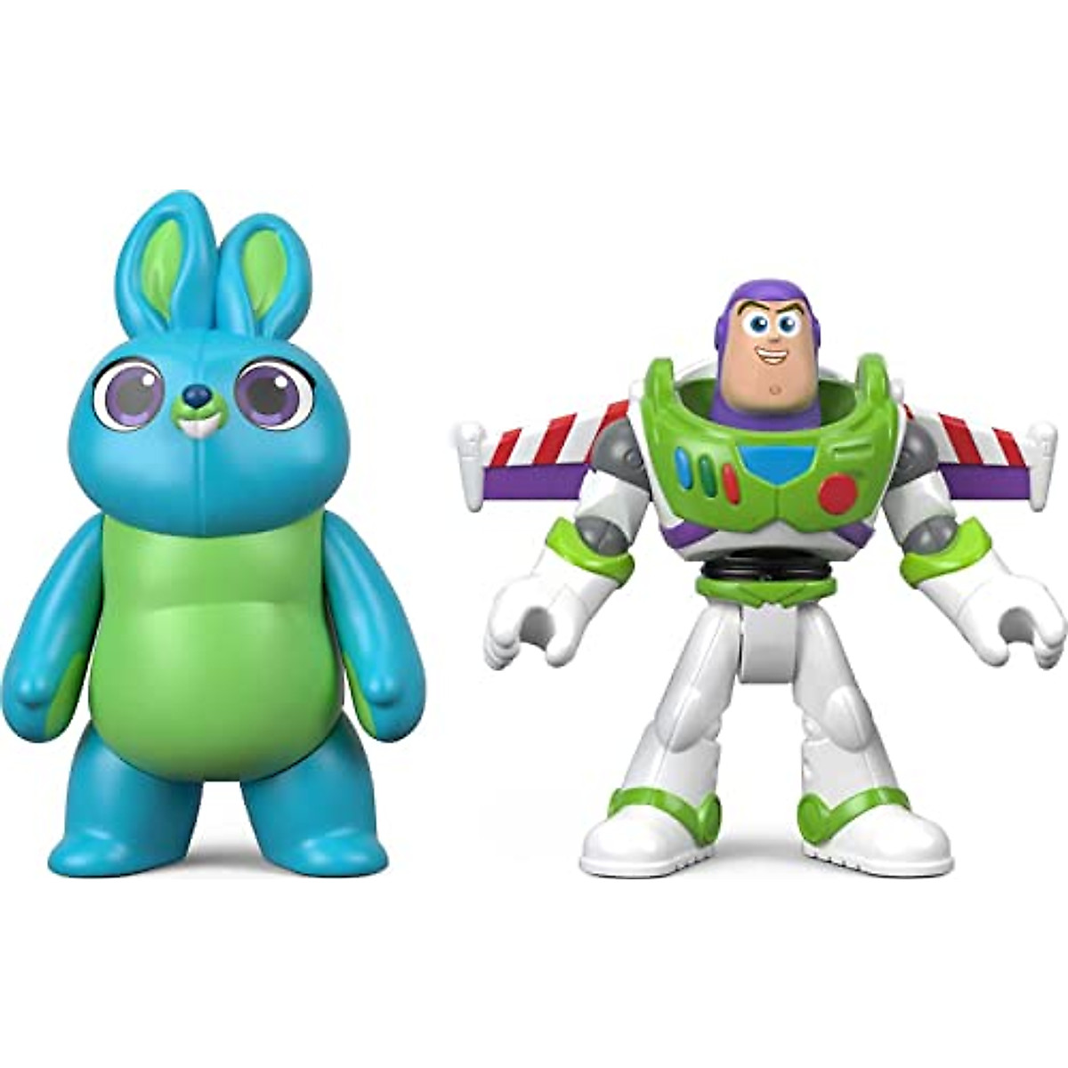 Fisher-Price Imaginext Disney Pixar Toy Story 4 Buzz Lightyear & Bunny Figure 2-Pack