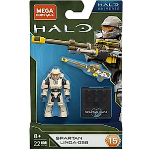 Mega Construx Halo Heroes Series 15 Complete Set of 5 Buildable Action Figures