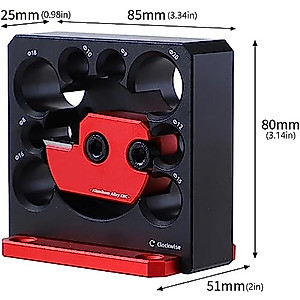 6Pcs Dowel Maker Jig Kit, Metric 8mm To 20mm Adjustable Dowel Maker, With Carbide Blade, Electric Drill Milling Dowel Round Rod Auxiliary Tool Adapters For Wooden Rods Sticks Woodworking 6Pcs Dowel Ma