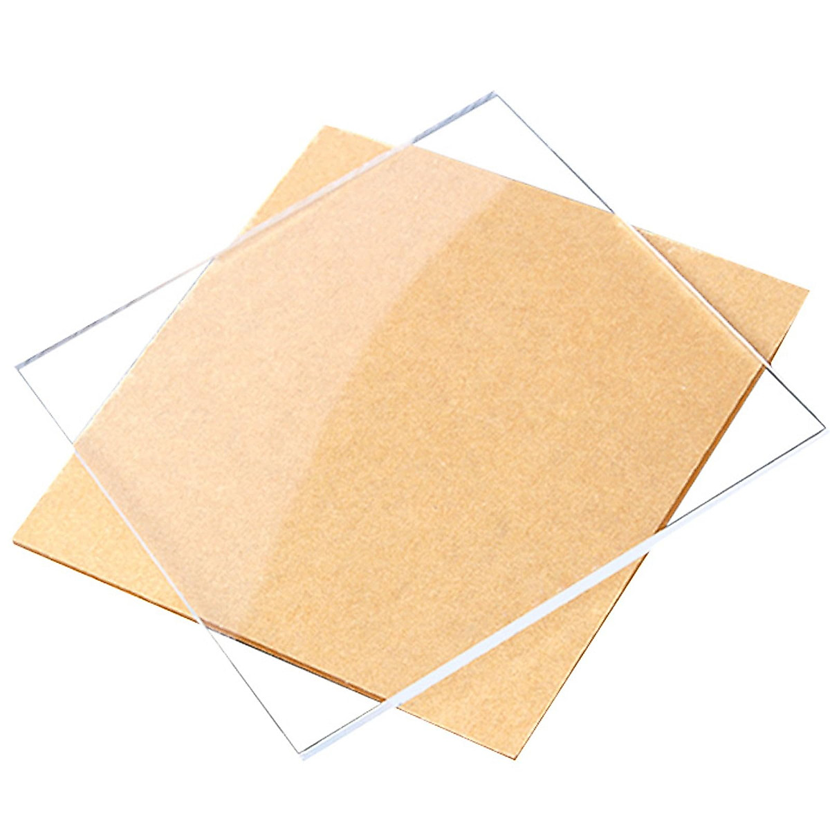 MIARALA 2 Pieces 8" x 12" Plexiglass Sheet High Transparency Acrylic Sheet 1/8”Thick (3mm), for Crafts Plastic Sheeting, Signs, Photo Frames, DIY Display Projects, Easy to Cut and Install