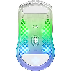 SteelSeries Aerox 3 Wireless - Super Light Gaming Mouse - 18,000 CPI TrueMove Air Optical Sensor - Ultra-Lightweight Water Resistant Design - 200 Hour Battery Life - Ghost