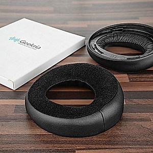 Geekria Comfort Replacement Ear Pads for Sony Playstation Gold Wireless Stereo CECHYA-0083 Headphones Ear Cushions, Headset Earpads, Ear Cups Cover Repair Parts (Black)