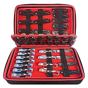 Knife Display Case for 62 Pocket Knife,Knife Case,Folding Knife Storage Case,Butterfly Knife Storage Carrier,Knives Roll Collection Pouch Carrier Bag for Survival Tactical Outdoor for EDC Mini Knife