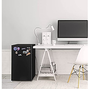 NewAir 3.3 Cu.Ft Black Mini Fridge | Adjustable Shelves and Reversible Door | Small Refrigerator,Dorm Refrigerators,Compact Refrigerator, Energy Efficient