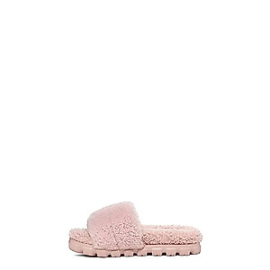 UGG Women's Cozetta Curly Slipper, Rose Grey, 8