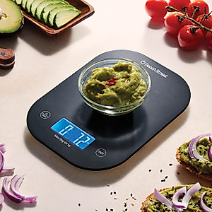Digital Kitchen Food Scale - LCD Display Weight in Grams, Kilograms, Ounces, Fl Ounces, Milliliters, and Pounds Perfect for Precise Measurements, Baking, Cooking, Meal Prep, Weight Loss,