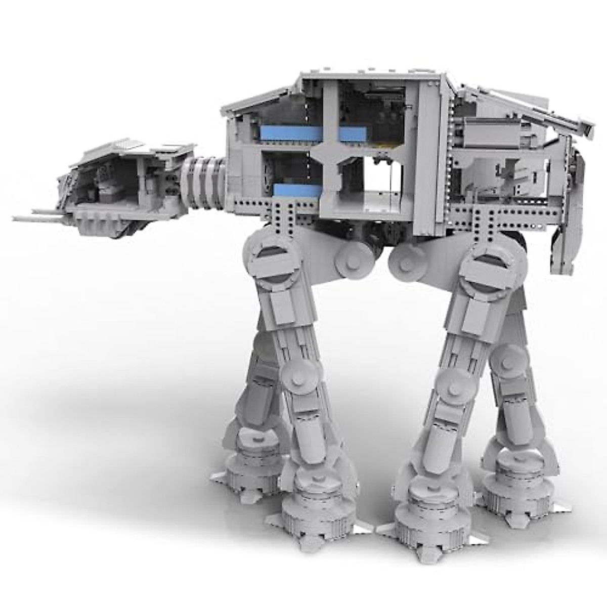 Mould King 21015 Star Plan Toy MOC Movie Game 6919+ PCS Scale Motorized Walking Imperial Interior Walker Electric UCS All-Terrain Panzer Transport