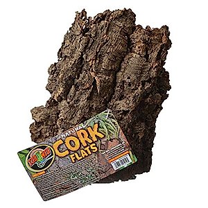 Zoo Med Cork Bark Flat for Terrarium Size: Large (2' H x 10' W x 12" L)