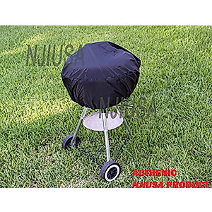 NJIUSA BBQ Grill Cover fits Weber Smokey Joe Silver Serving IndoorOutdoor Round 14"-15"