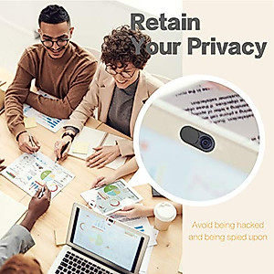 imluckies Metal Webcam Cover Slide, 0.023in Camera Cover for Laptop Computer, MacBook Pro/Air iMac iPad Tablet iPhone 8/7 Plus, Echo Show/Spot Web Camera Blocker Protect Your Privacy [2 Pack Black]