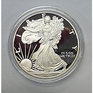 2007 W American 1 oz Silver Eagle Dollar PROOF US Mint
