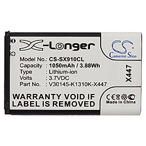 Cameron Sino New 1050mAh Battery for Gigaset SL910, Gigaset SL910A, Gigaset SL910H