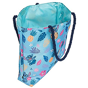 Disney Tote Lilo and Stitch Hawaiian Beach Print Travel Bag