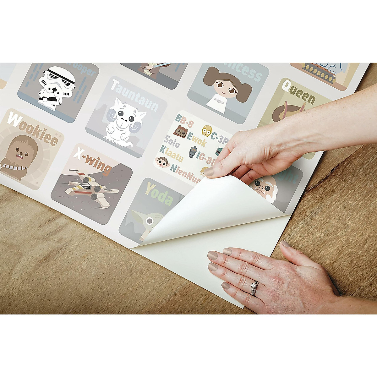 RoomMates Star Wars Infant Alphabet Peel & Stick Wallpaper by RoomMates, RMK11953RL