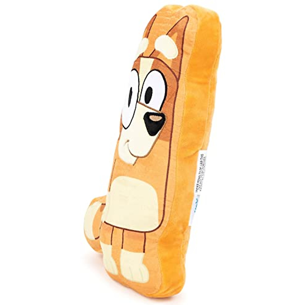 Bluey Bingo Shaped Decorative Pillow - Kids Super Soft Throw Plush Pillow - Measures 14 Inches (Official Bluey Product)