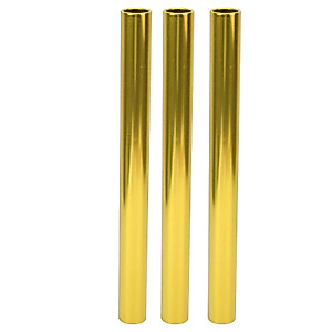Relay Baton Track Baton,Aluminum Field Race Batons for Students Office Clark Running Outdoor Field Race Tools(Gold)