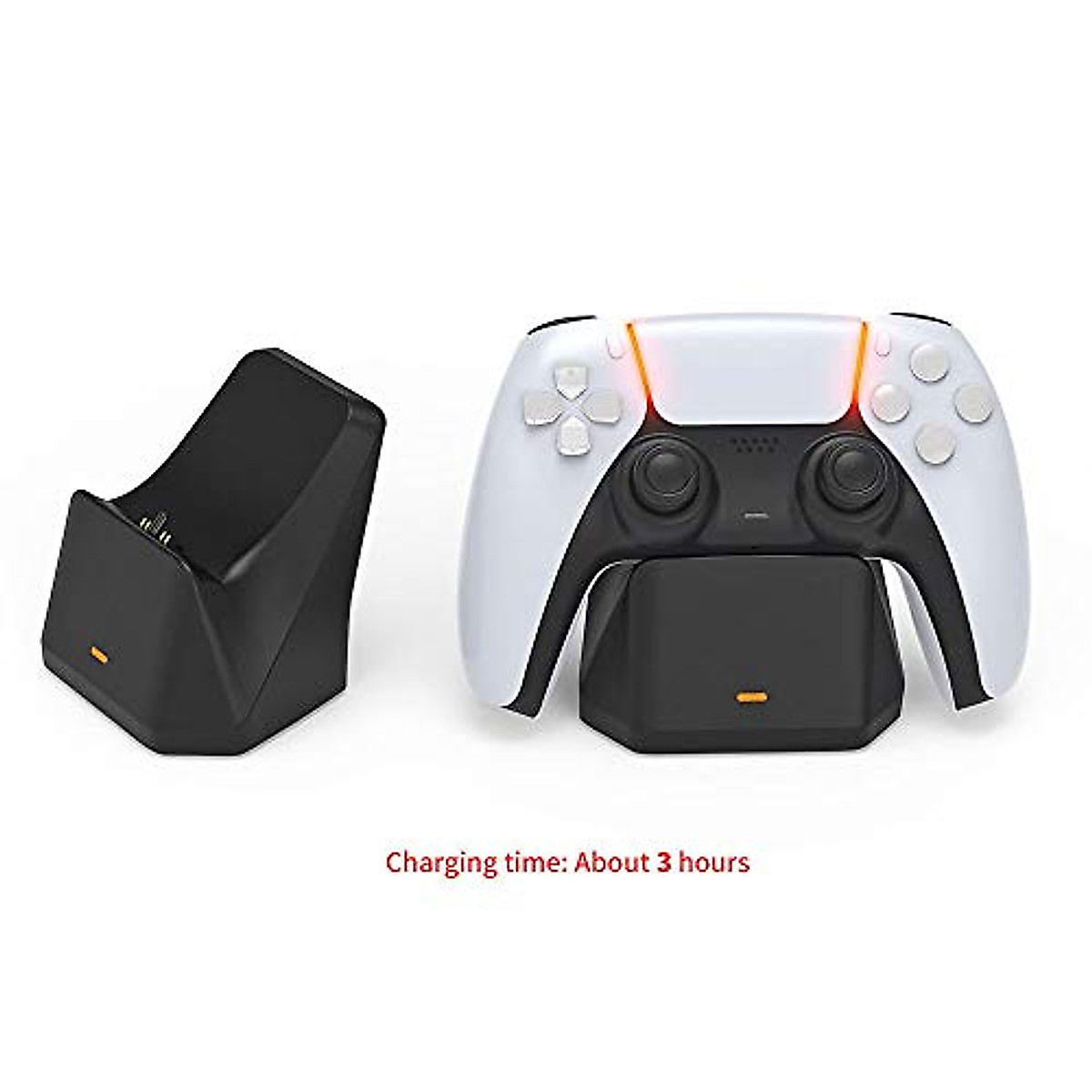 PS5 Controller Charger, Playstation 5 Charging Base, PS5 Controller, Fast Charging Base with LED Indicator, USB Charging