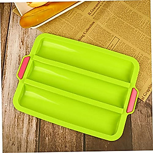 UPKOCH Cookie Cutters Muffin Top Pans for Baking Soap Silicone Molds Mini Pan Silicone Cake Mould Bread Form Pan Bread Stick Baking Mould Kitchen Baking Tool Toast Tray Baking Mold Jelly
