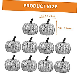 ABOOFAN 30 Pcs Foam Pumpkin Mini Pumpkins for Decorating Small Pumpkin Decor Artificial Pumpkins for Table Decor Artificial Pumpkins Bulk Fake Pumpkins Harvest Pumpkins Model Dining Table