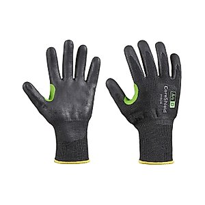 Honeywell CoreShield, 13 gauge HPPE/basalt black liner, nitrile micro-foam black coating, A4/D