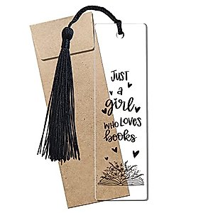 Inspirational Bookmark Gifts for Women Acrylic Bookmark for Daughter Girls Book Lovers Sister Bookworm Birthday Christmas Stocking Stuffers Gifts for Female Book Lover Sister Friendship Gift