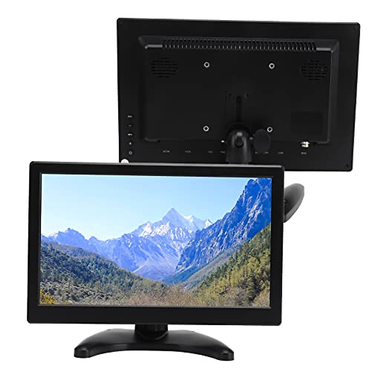 Acouto 11.6 Inch LCD Monitor Plastic LCD Screen Display with VGA HD Multimedia Interface Portable 1080P HD Color Display