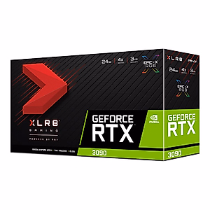 PNY GeForce RTX™ 3090 24GB XLR8 Gaming REVEL EPIC-X RGB™ Triple Fan Graphics Card