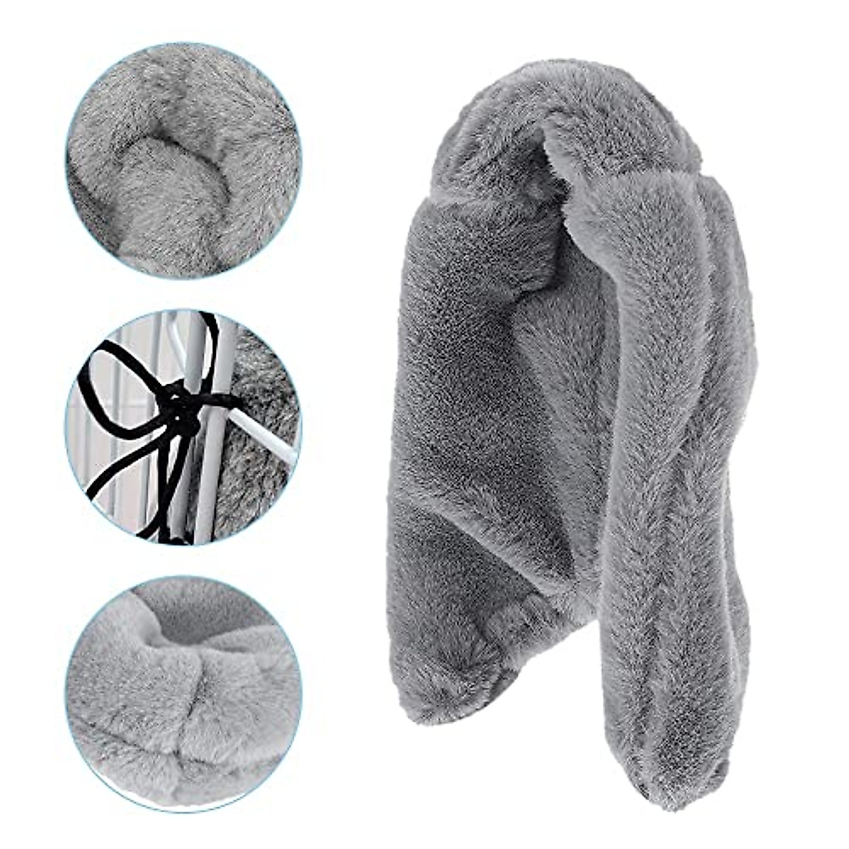 DONGKER Corner Fleece Bird Blanket, Warm Parrot Cuddle Nest Hanging Toy Comfort Parrot Cage Snuggle Hut for Parakeet Cockatiel Pigeon Parrots Cockatiels