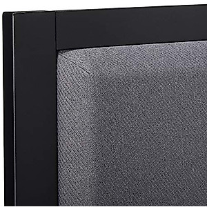 ZINUS Jessica Modern Studio Upholstered Metal Headboard, Twin
