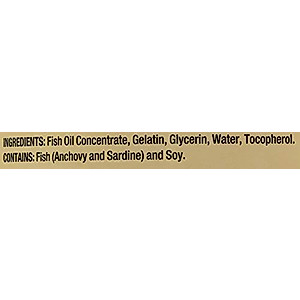 Kirkland Signature hgar Fish Oil Concentrate 2 Pack, 400 Count (Pack of 2)