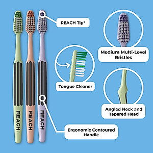 Reach Advanced Design Medium Adult Toothbrush
