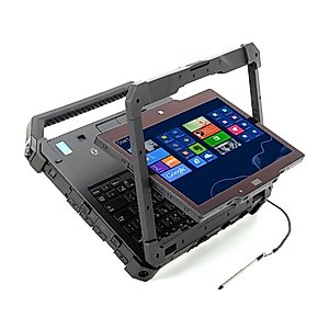 Dell Latitude Rugged 7214 HD 2 in 1 Laptop Notebook Touch Screen Convertible Tablet (Intel Core i5-6300U, 16GB Ram, 256GB Solid State SSD, HDMI, Camera, WiFi) Win 10 Pro (Renewed)