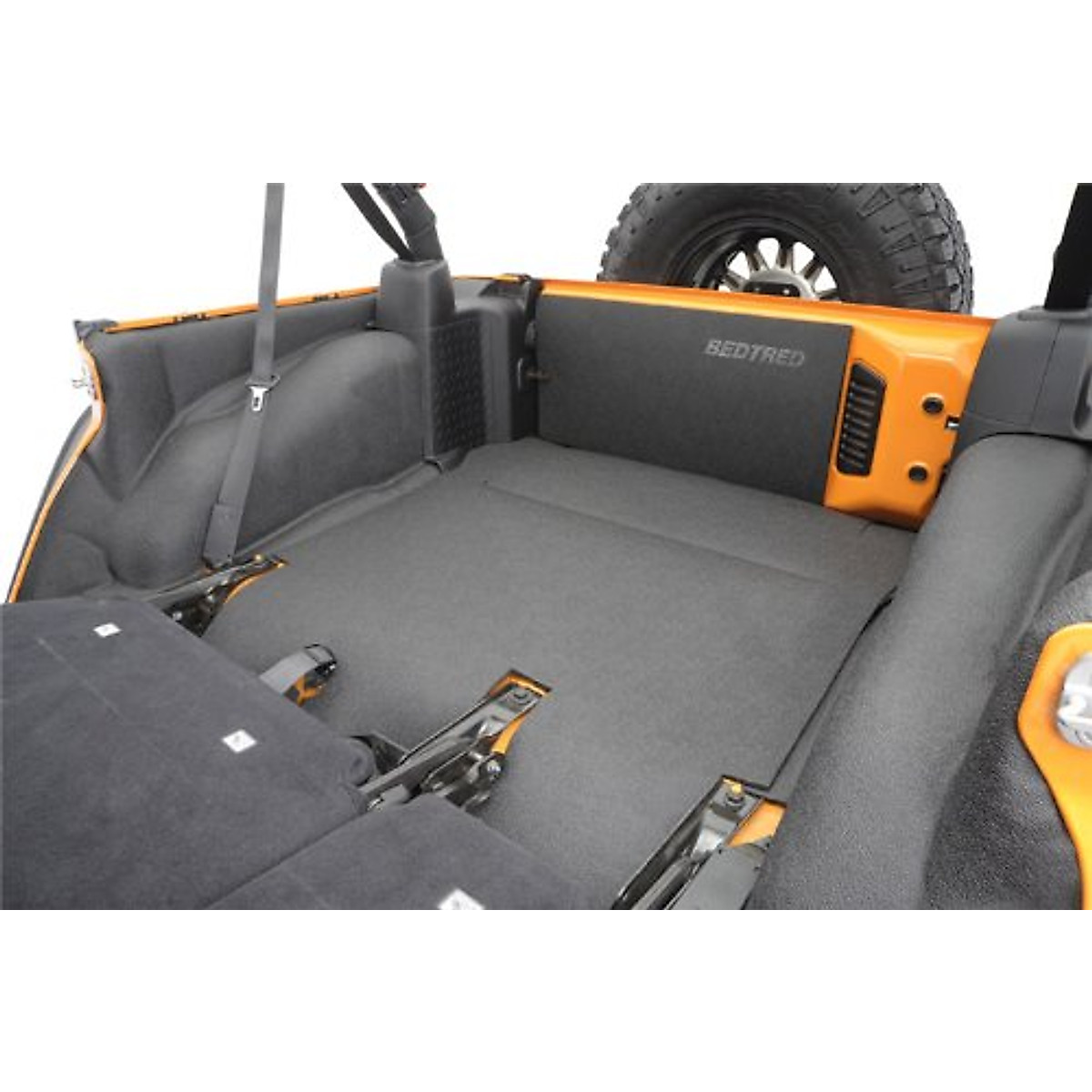 BedRug Jeep Kit - BedTred BTJK11R2 fits 11+ JK 2DR REAR 5PC CARGO KIT (INCLUDES TAILGATE & TUB LINER)