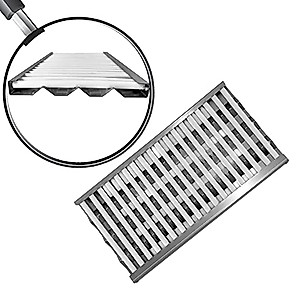 Kalomo Stainless Steel Grill Heat Plates Shield Burner Cover Tent Flame Tamer, 18 5/8" Ceramic Rod Complete DCS Radiant Tray BBQ Gas Grill Replacement Parts Repair Kit for DCS 27DSBQR 36EBQAR 48DBQR