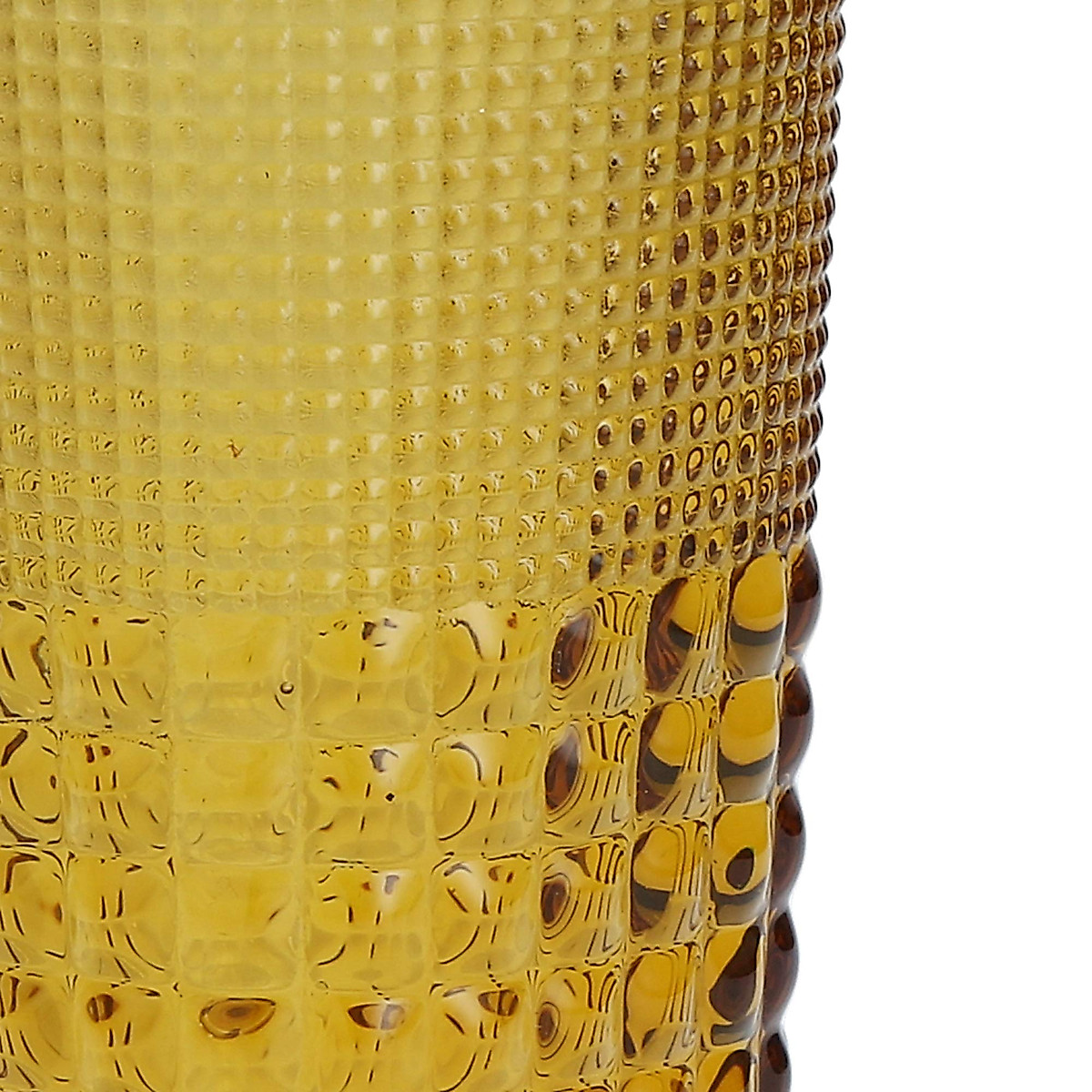 Fortessa Malcolm Double Old Fashioned Cocktail Glass 6 Pack, 11.5-Ounce, Amber