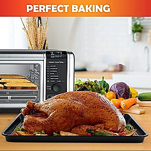 13" × 13" Nonstick Baking Sheet, Replacement Baking Pan for Ninja SP100, SP101, SP1001C, SP201 Foodi Air Fry Oven, Baking Tray for Ninja Foodi 8-in-1 Air Fry Oven