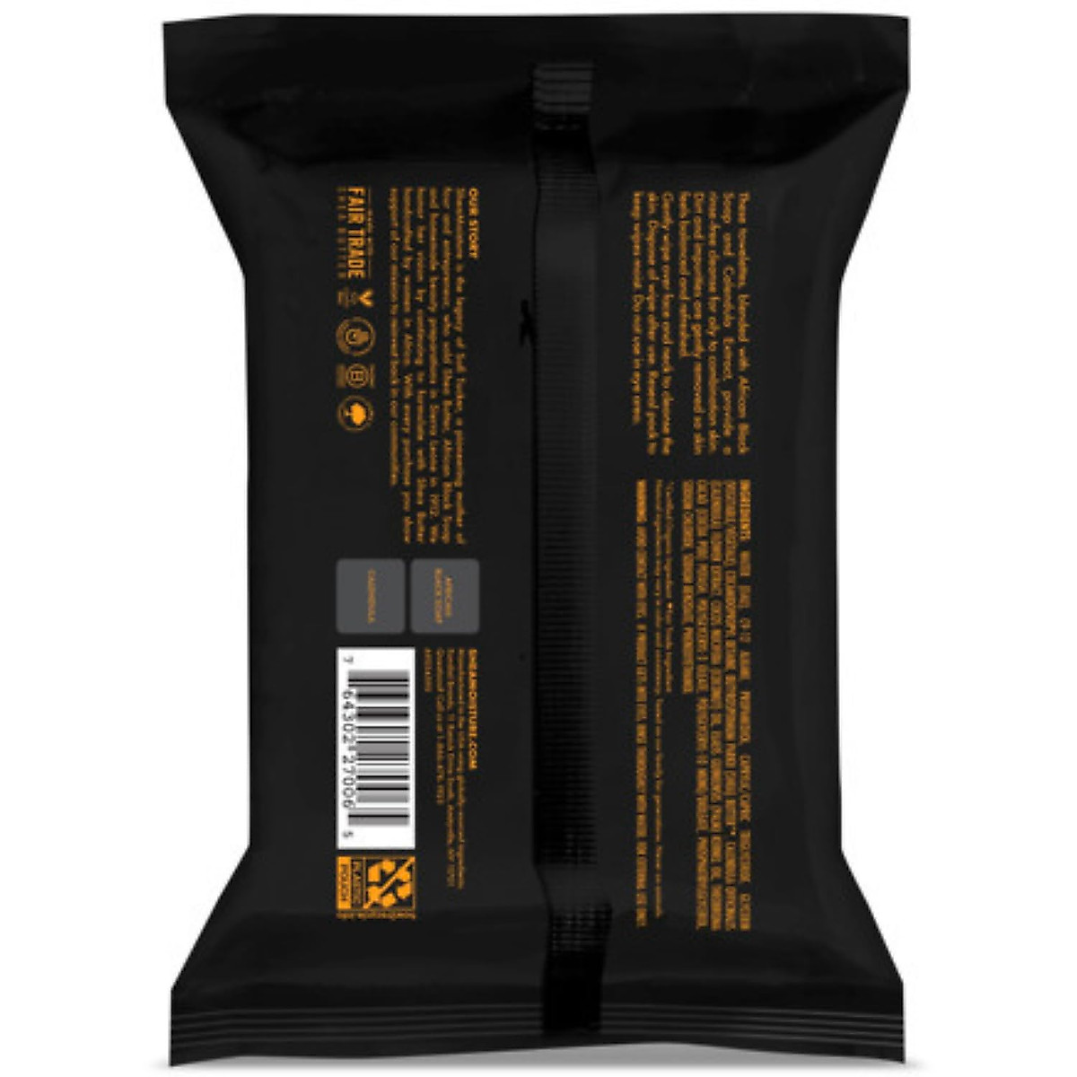 Shea Moisture Makeup Remover Face Wipes, African Black Soap, With Tea Tree Oil & Calendula, Removes Makeup & Dirt to Clarify Oily Blemish Prone Skin, Pack of 2, 30 Wipes Per Pack