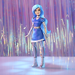 Disney Princess Zombies 3 Addison Fashion Doll - 12-Inch Doll with Long Blue Hair,Dress,Shoes,and Accessories.Toy for Kids Ages 6 Years Old and Up