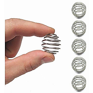 YOFAN 5 Pack Formula Mixers,Milkshake Protein Shaker Ball For Small Bottle,Food Grade Stainless Steel Wire Mixer Mixing Ball For Small Shaker,Drinking Bottle Cup (5)