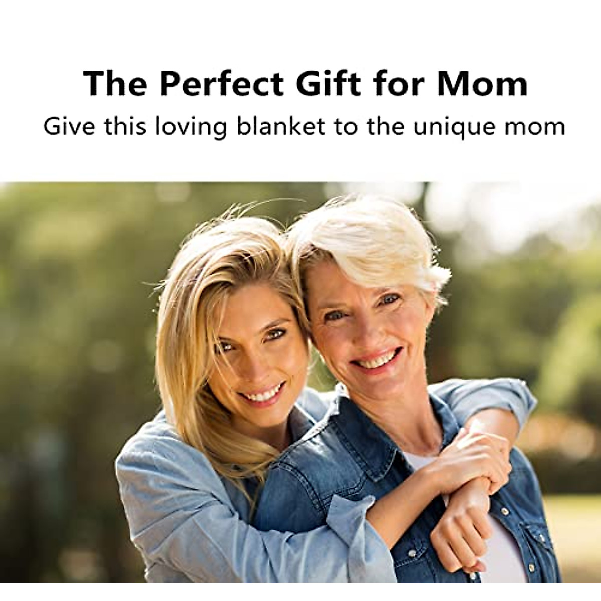 Mother Gifts from Daughter Blanket for Mom Birthday Gifts for Mom Soft Flannel Fleece Blankets Throw for All Season in Home Bed Sofa Chairs 50"×60"