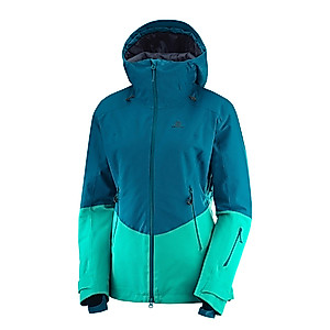 Salomon Women's Qst Guard JACKET , Deep Lagoon, Medium