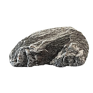 AquaNatural 15lb Silver Alpine Rock Mountain Stone for Aquariums, aquascaping, terrariums and vivariums,Silver, White, Black