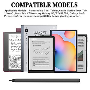 Stylus Pens for Touch Screen(2pcs), iPad Pencil Compatible with/Apple/iPhone/iPad/Android/Microsoft Tablets and More Capacitive Touch Screens