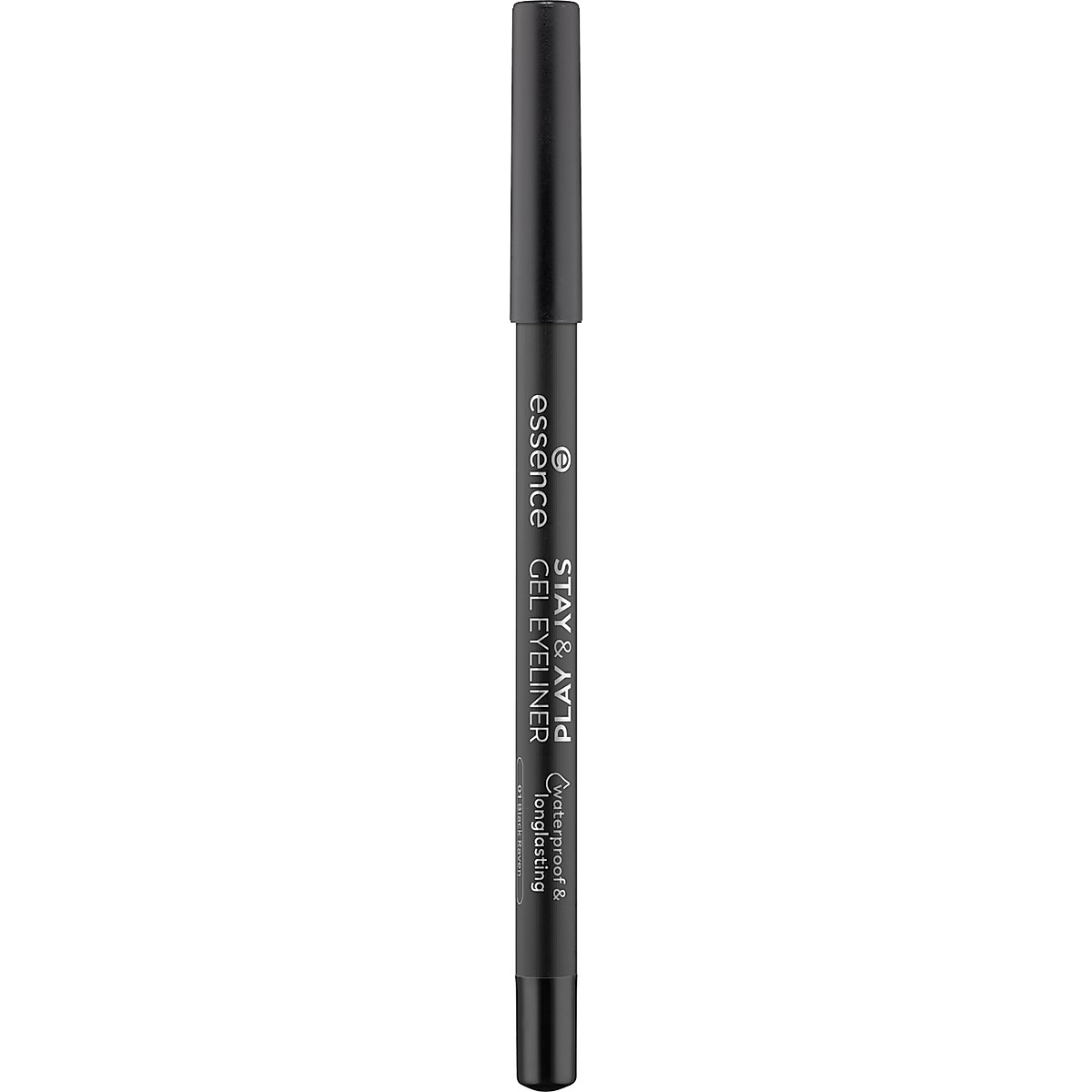essence | Stay & Play Gel Eyeliner | Super Soft Gel-like Texture | Waterproof & Longlasting | Vegan & Cruelty Free (01 Black Raven)