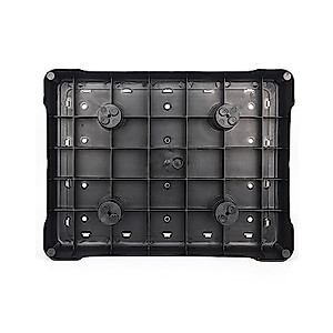 Step Stool for Adults, Heavy Duty, Anti-Slip, Ideal for Outdoor, Kitchen, Bathroom, Bedroom, Plastic, Holds 440 lbs, Half Step Ladder(Large-Sized)